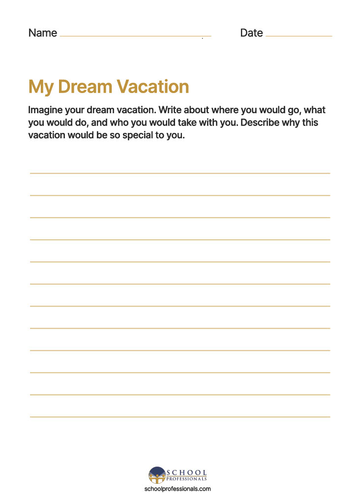 Free 3rd Grade Writing Prompts