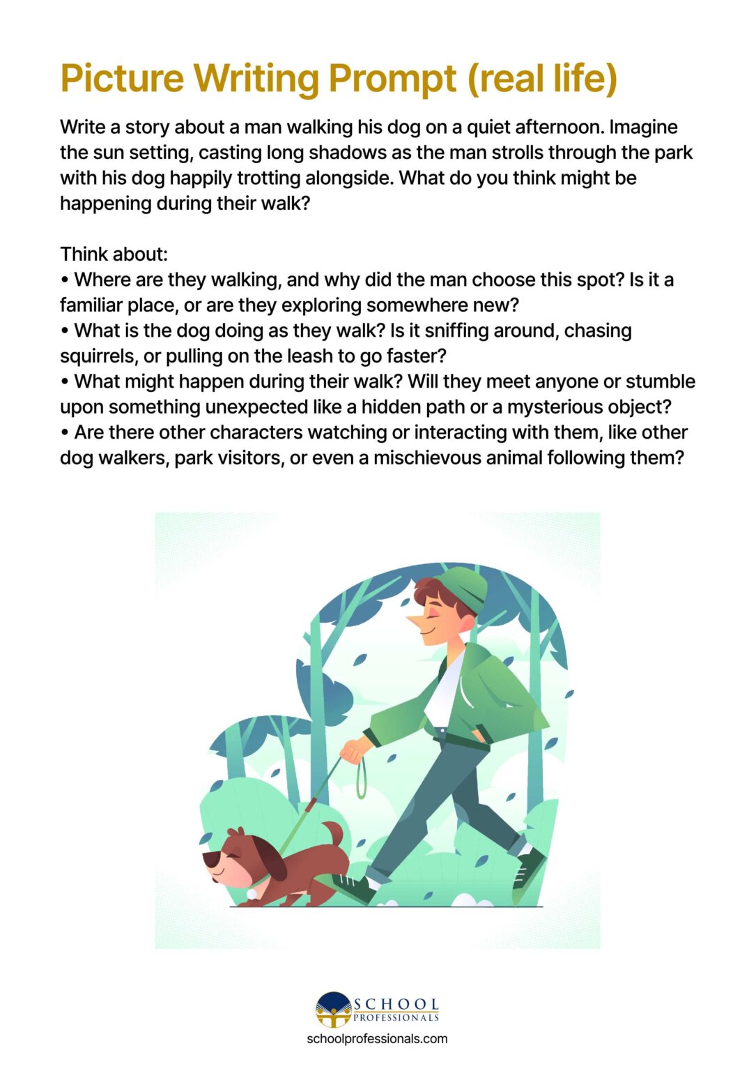 Free 5th Grade Picture Writing Prompts