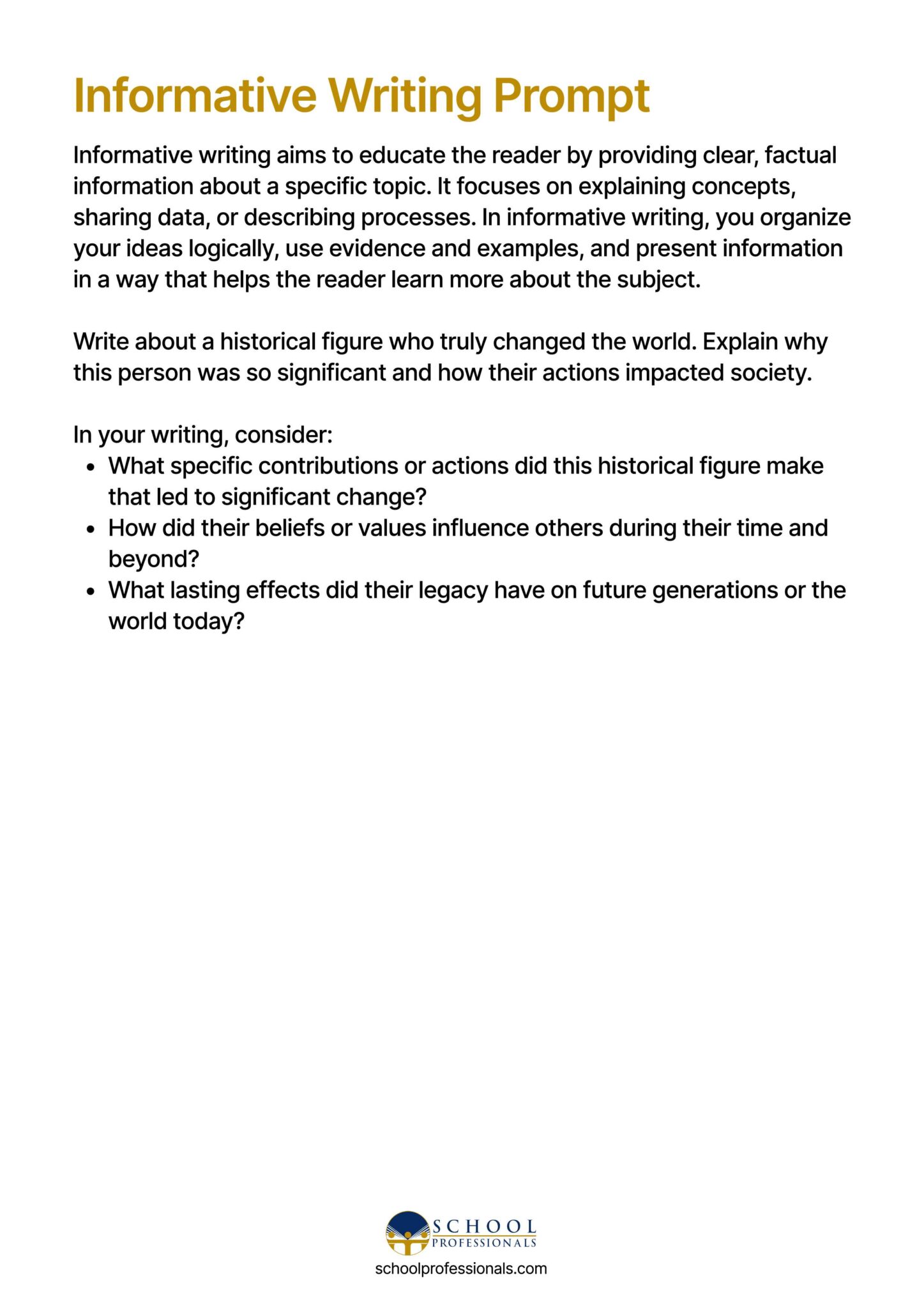Free 9th Grade Informative Essay Topics
